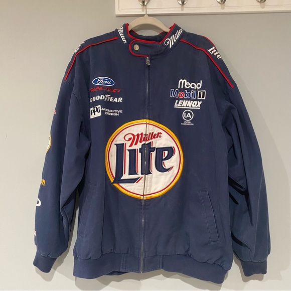 Chase Authentics | Jackets & Coats | Vintage Miller Lite Jacket | Poshmark